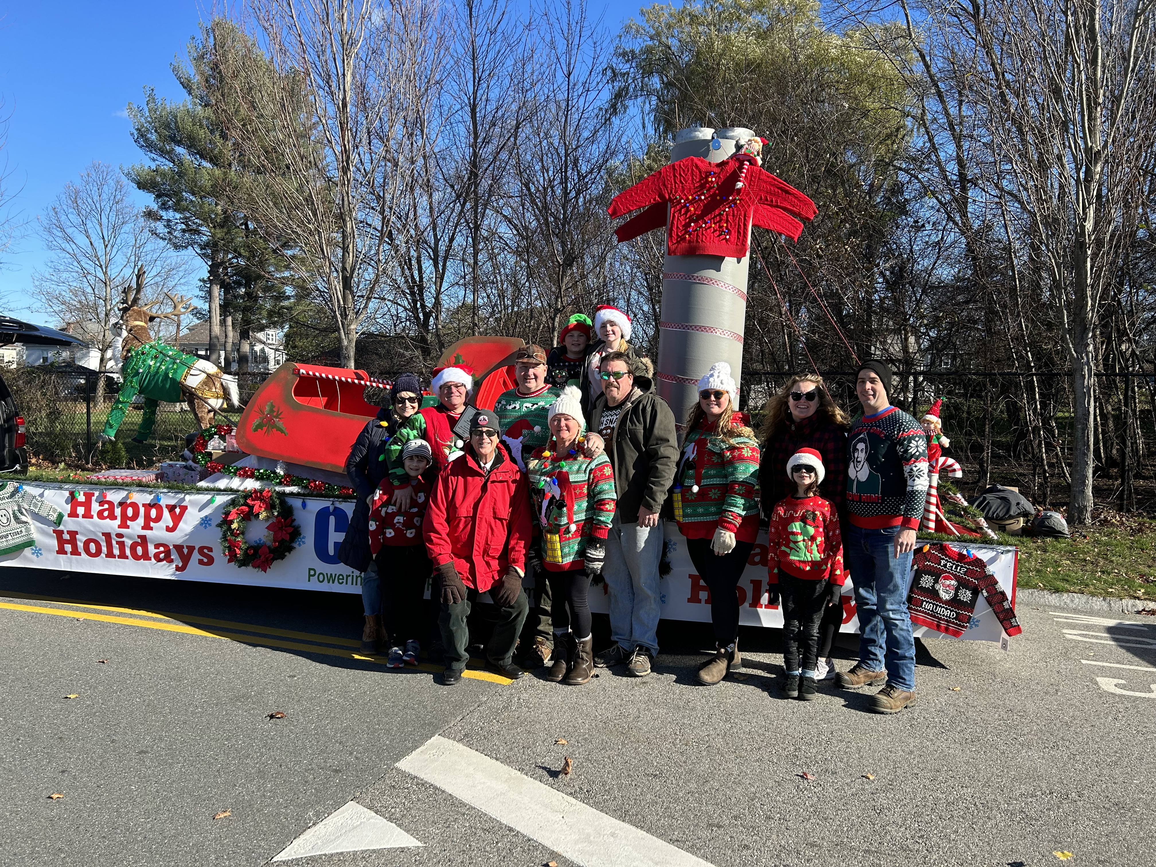 Annual VFW Santa Parade in Haverhill