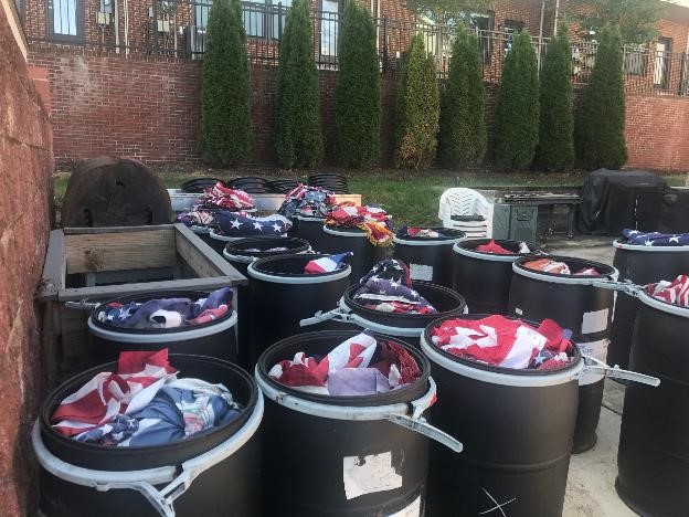 Flags Retirement Ceremony