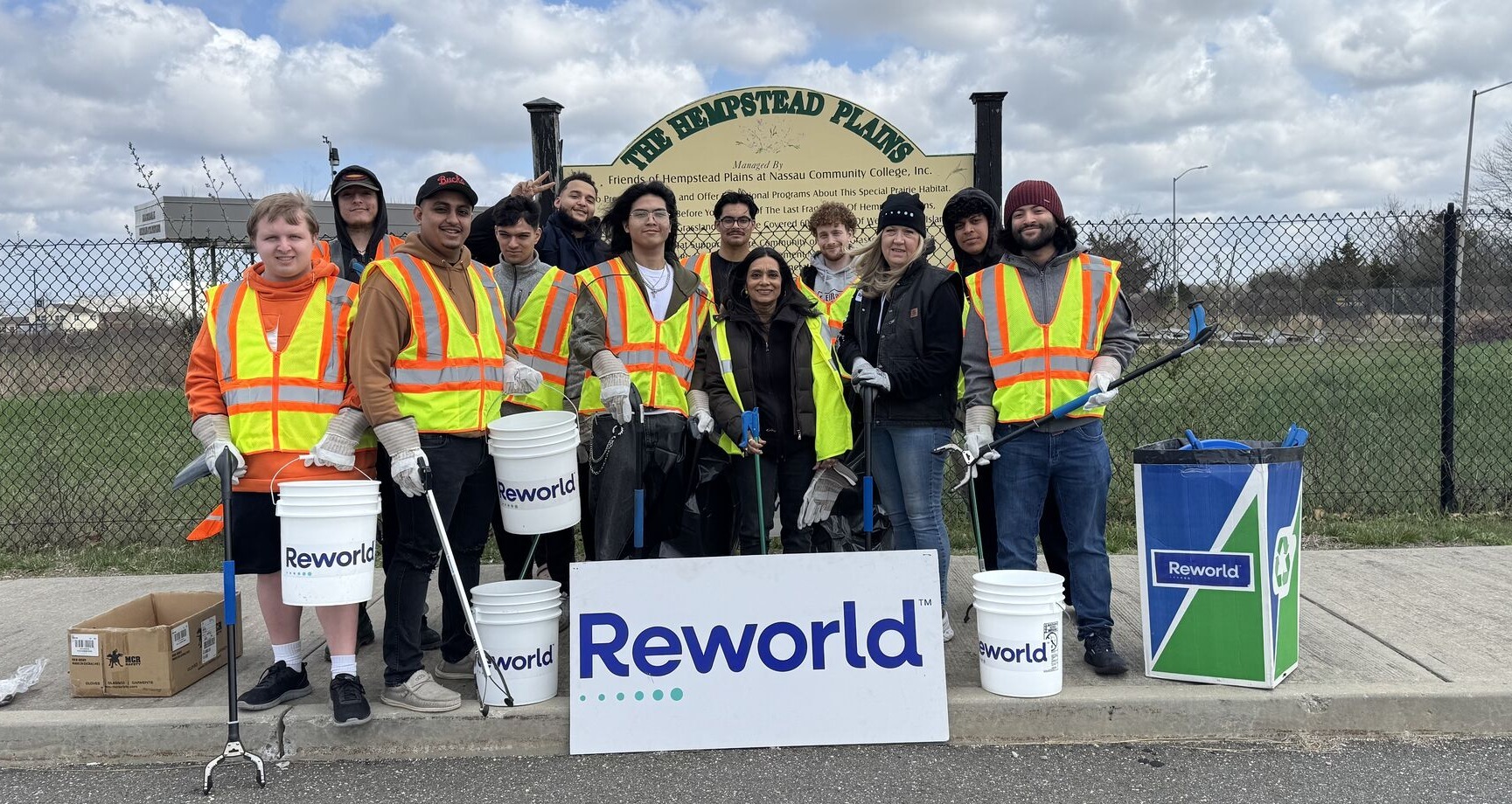 Reworld™ Sponsors Campus Cleanup at Nassau Community College